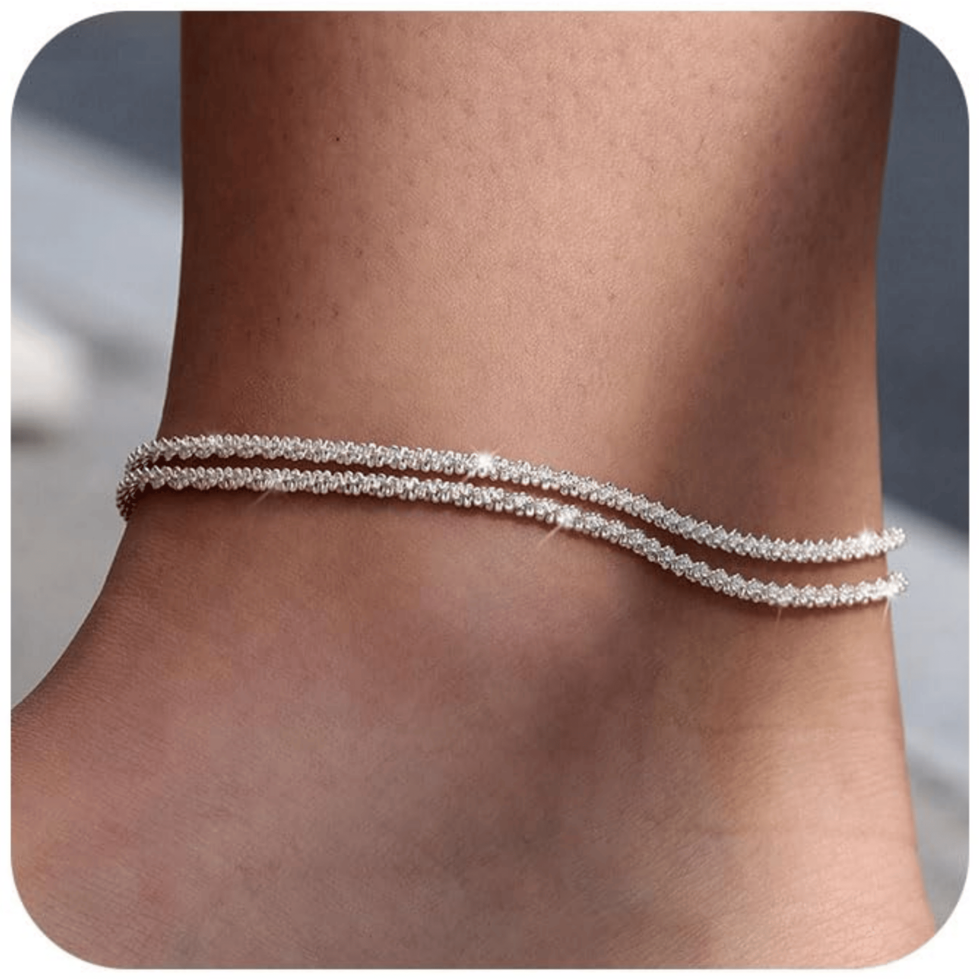 Buy 1 get 1 free🥰Dainty Layered Waterproof Anklet For your lover – bueaew