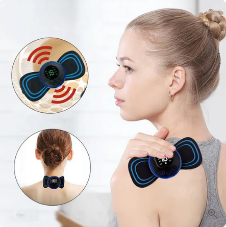 🔥Portable Massager with 8 Modes and LCD Screen - Mini Muscle Stimulato ...
